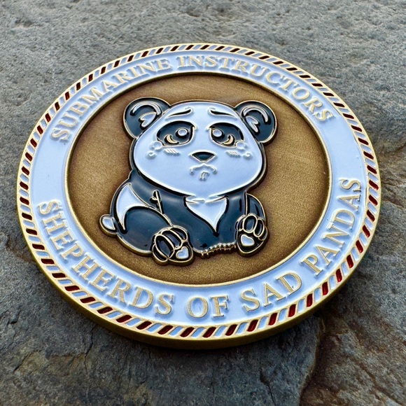 Military | Other | Navy Submarine Instructors Sadpandas Challenge Coin ...
